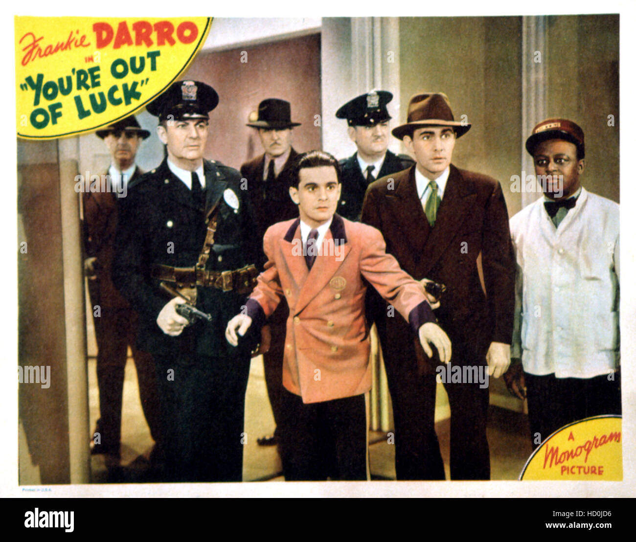 YOU'RE OUT OF LUCK, Frankie Darro, Mantan Moreland, 1941 Stock Photo ...