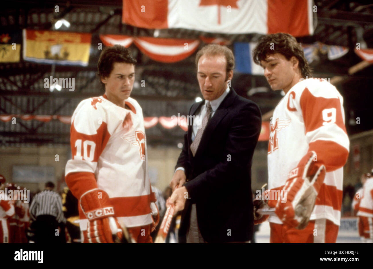 YOUNGBLOOD, Rob Lowe, Ed Lauter, Patrick Swayze, 1986, (c)MGM/courtesy ...