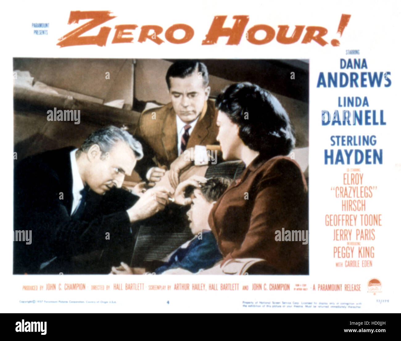 ZERO HOUR!, Geoffrey Toone, Raymond Ferrell, Dana Andrews, Linda ...