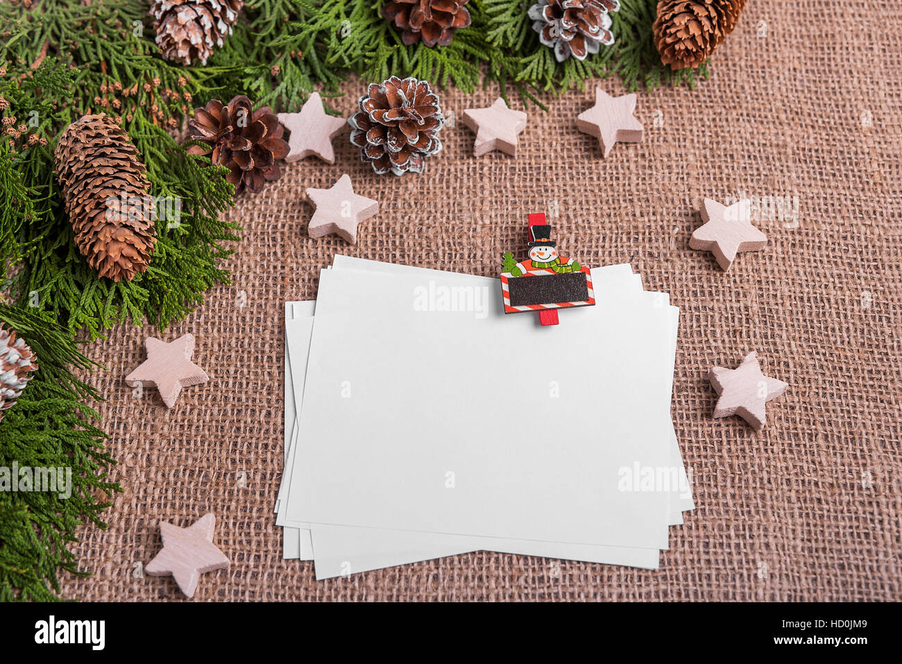 Letter cards Christmas still life Stock Photo - Alamy