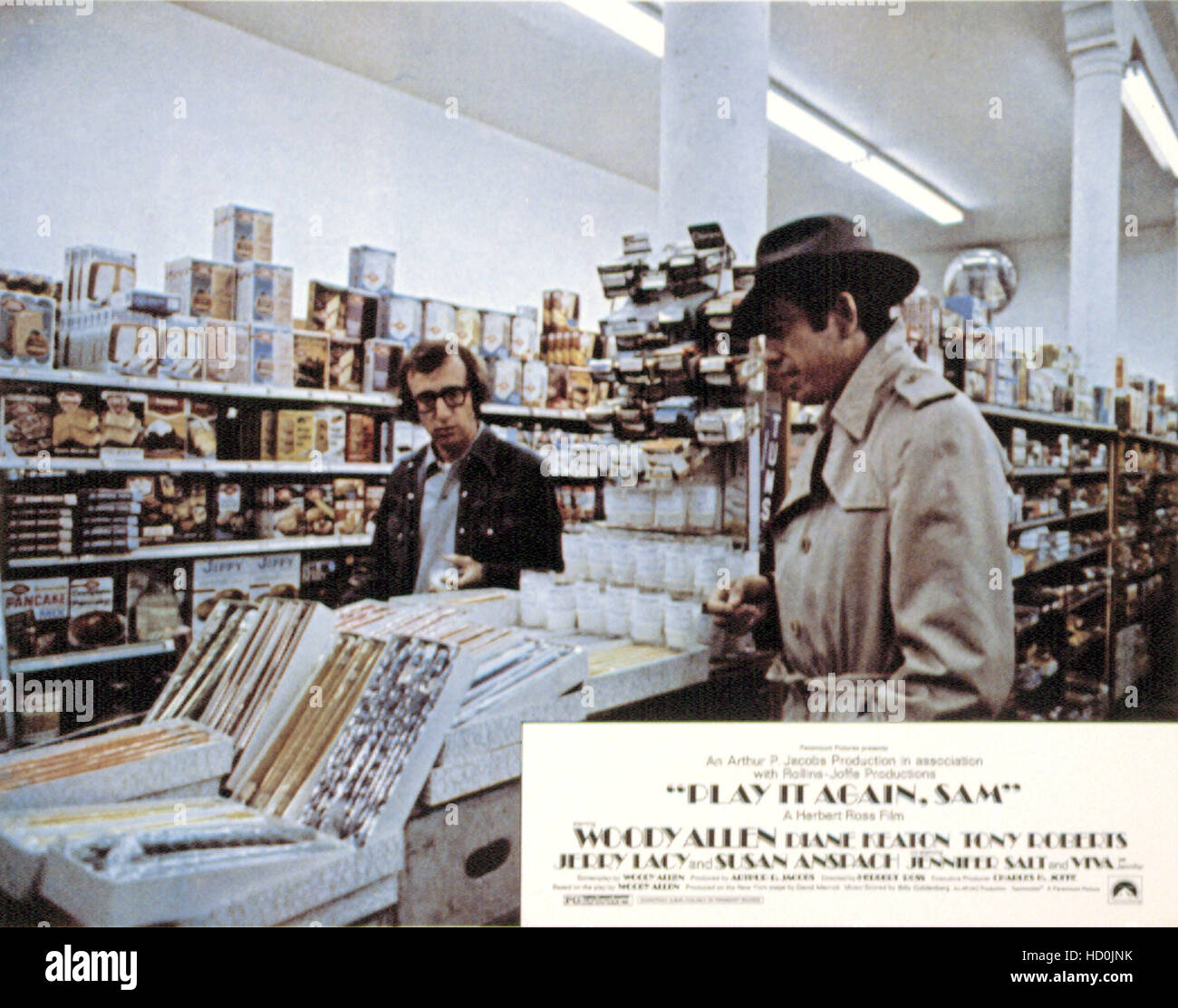 PLAY IT AGAIN, SAM, Woody Allen, Jerry Lacy (as Humphrey Bogart), 1972 ...