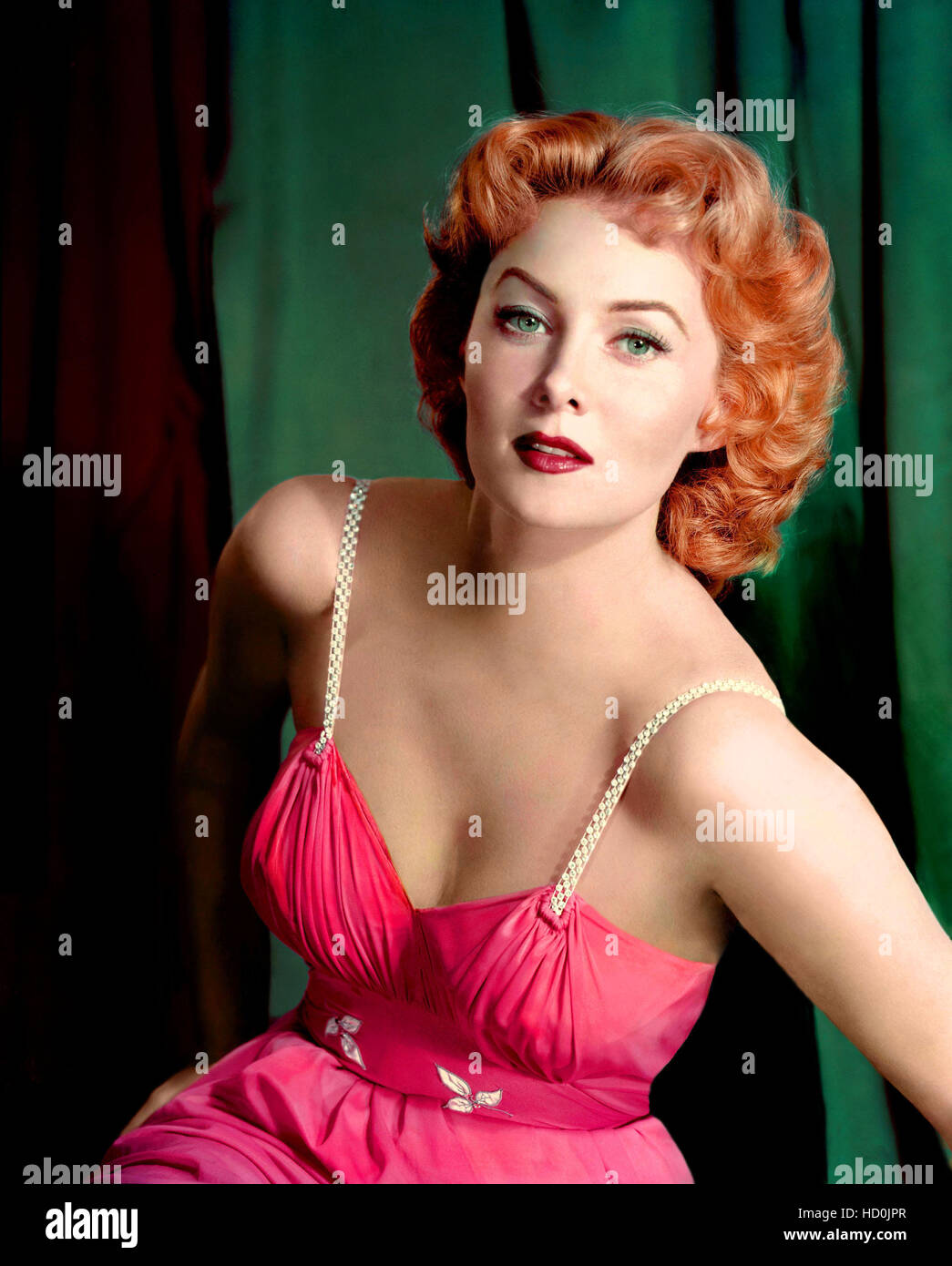 Cleavage low cut dress hi-res stock photography and images - Alamy