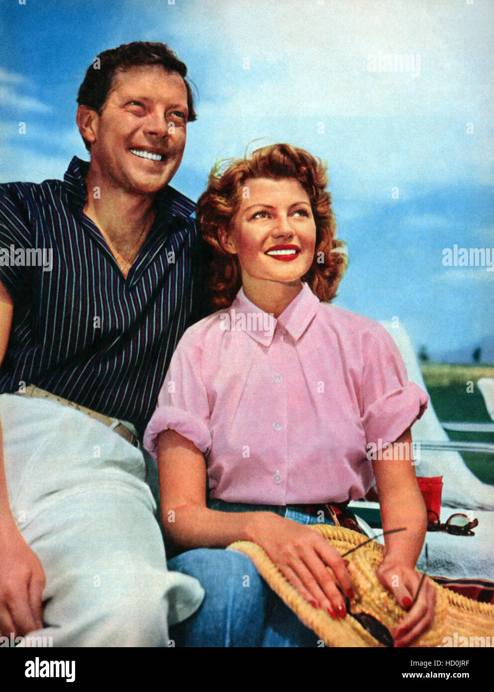 Rita Hayworth, right, and her fourth husband, singer Dick Haymes, 1953 ...