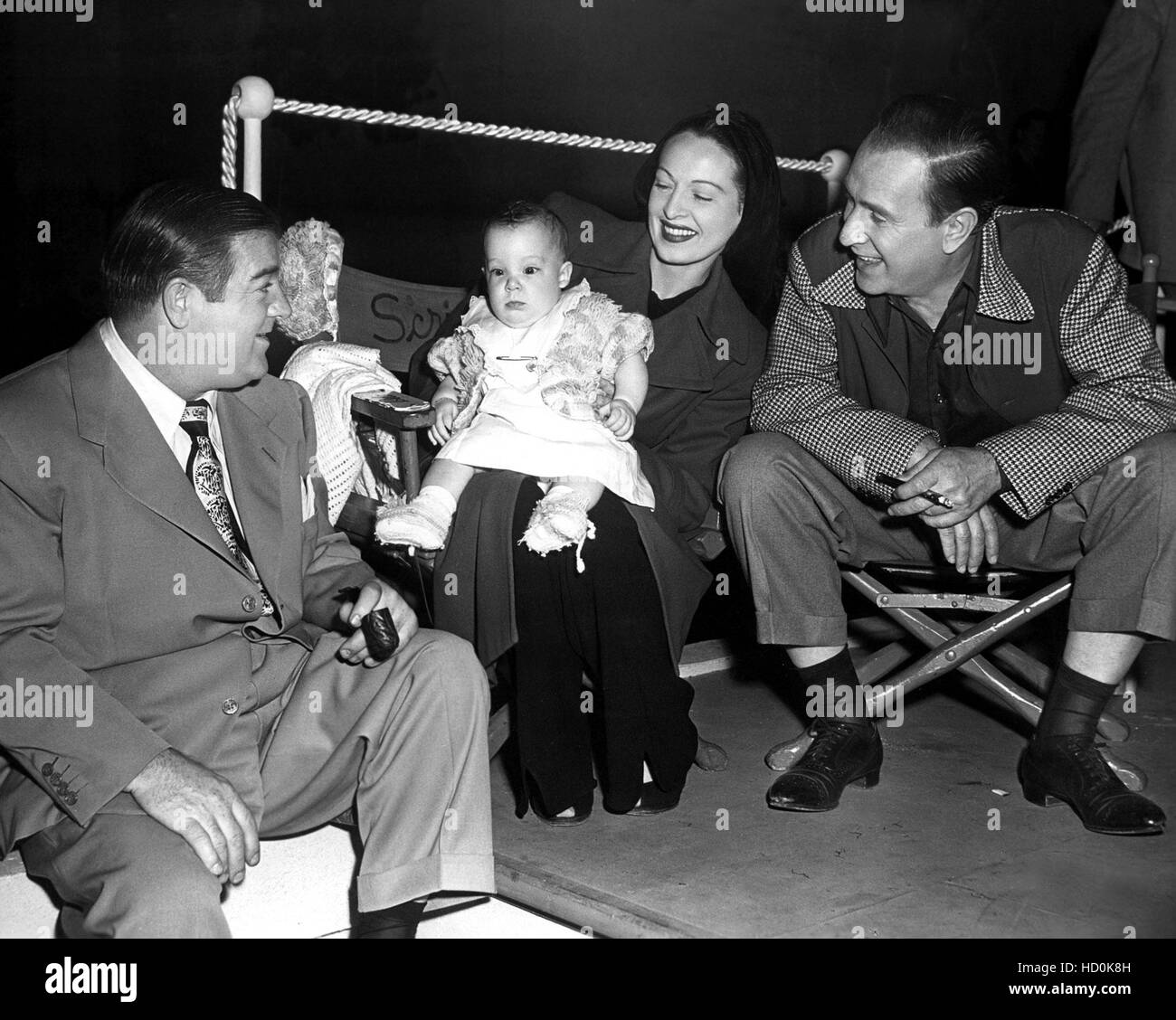 LOU COSTELLO, daughter CHRISTY COSTELLO, wife ANNE BATTLES COSTELLO and ...