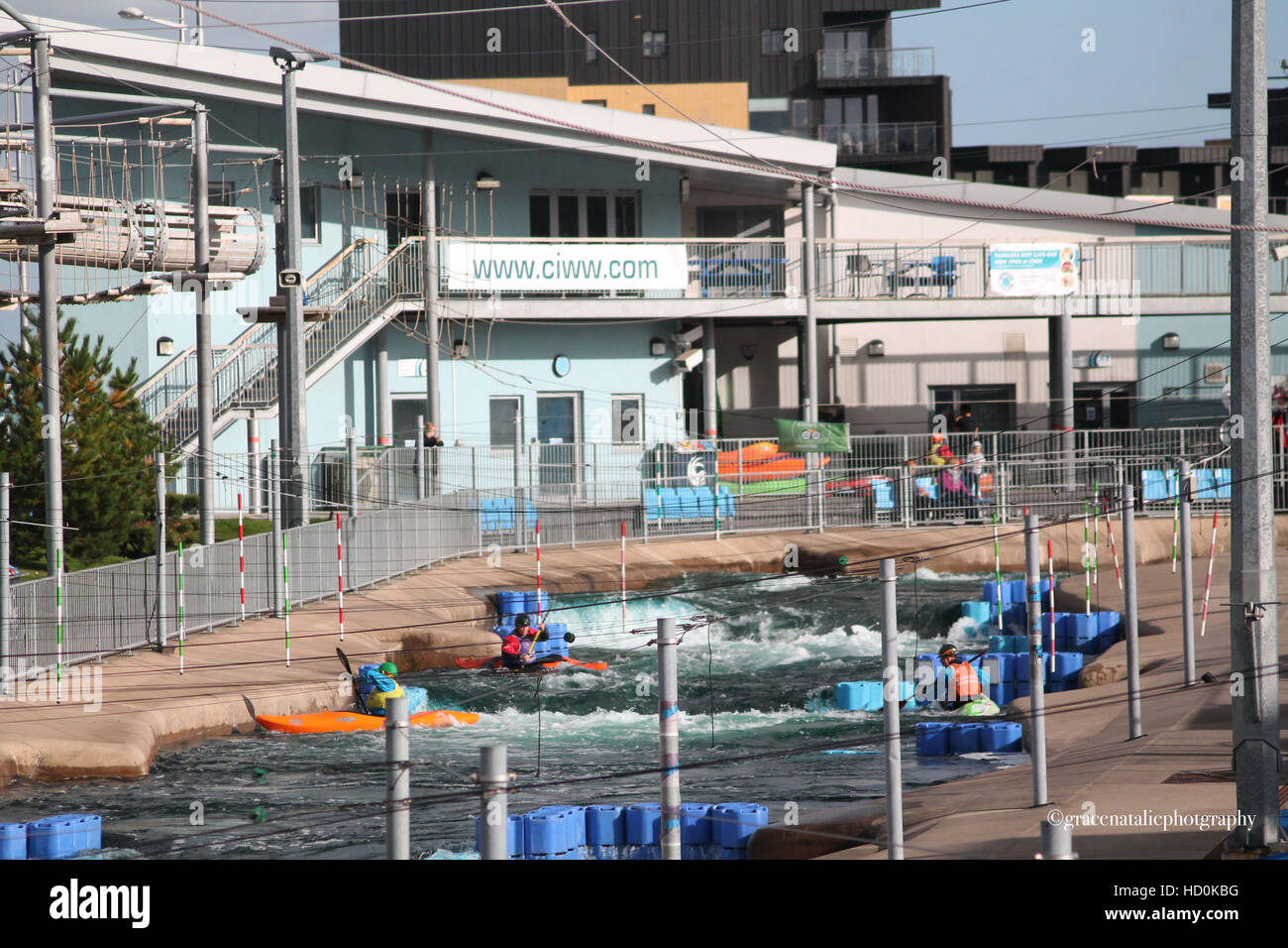 CWWC- Cardiff White Water Rafting Centre Stock Photo - Alamy
