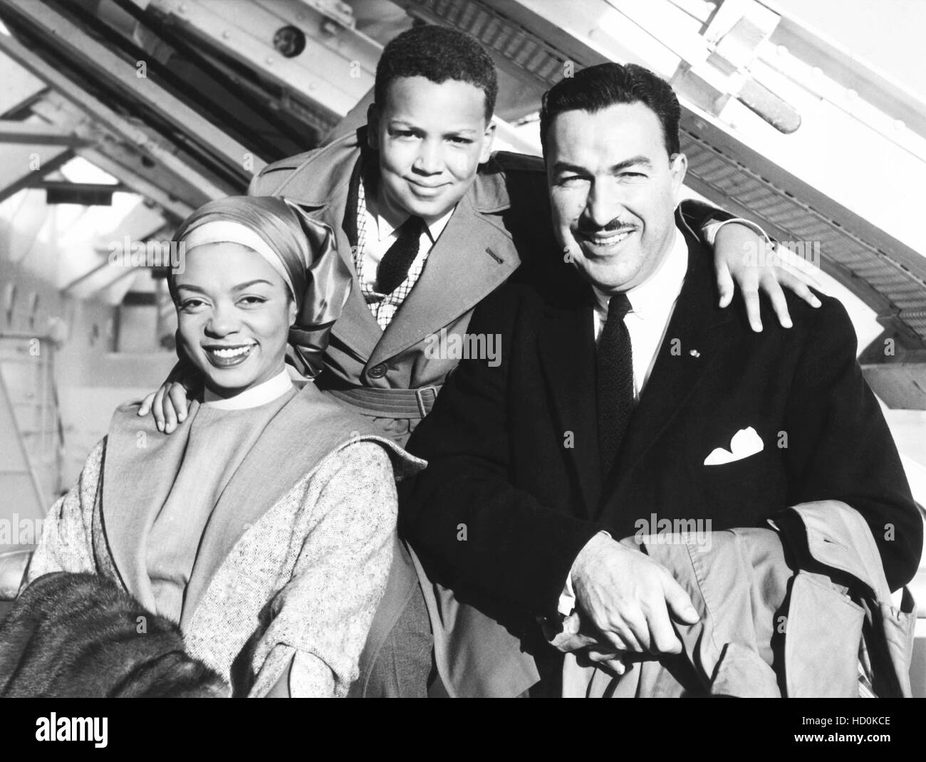 Representative Adam Clayton Powell Jr. (right) with wife Hazel Scott ...
