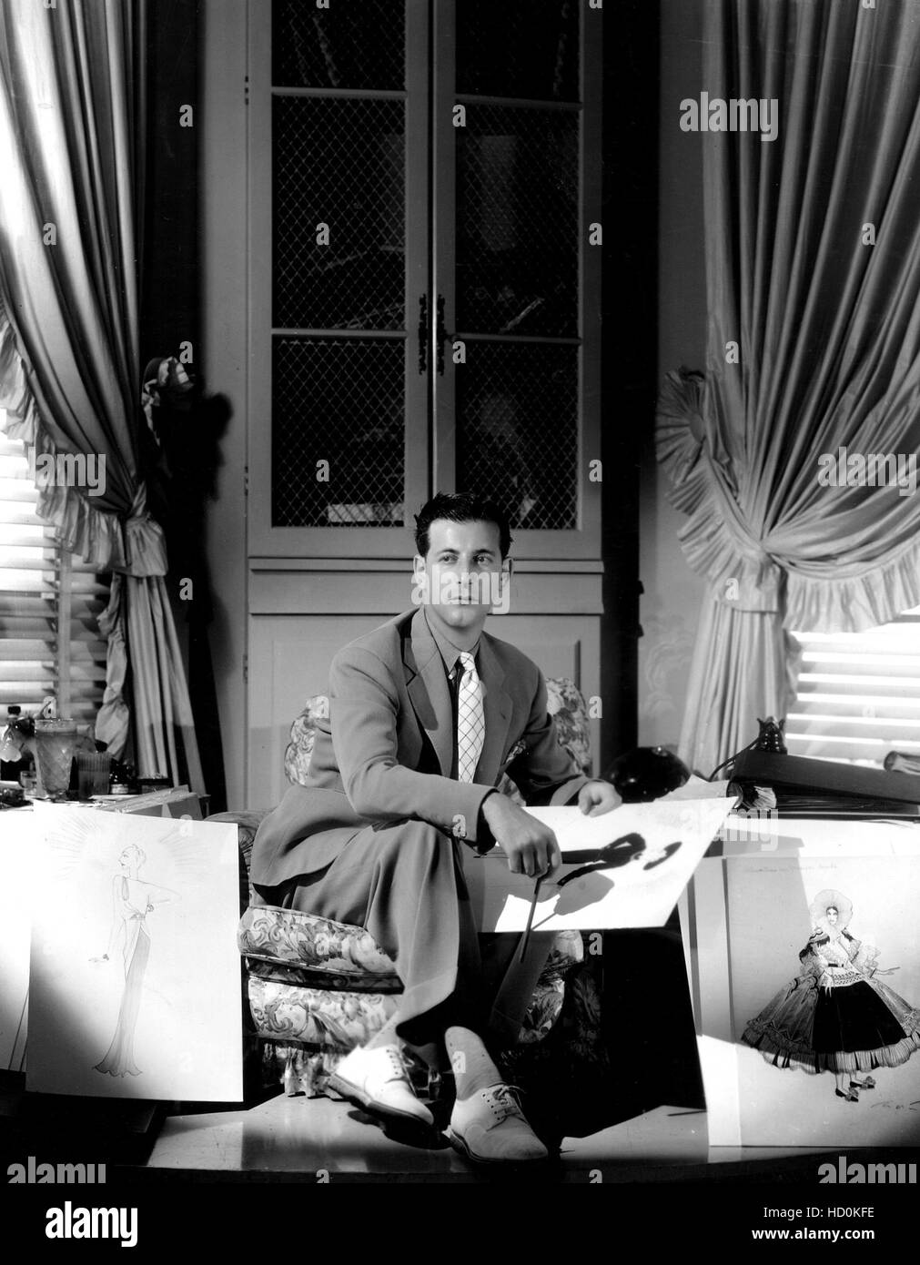 ADRIAN, portrait c. 1936 Stock Photo - Alamy