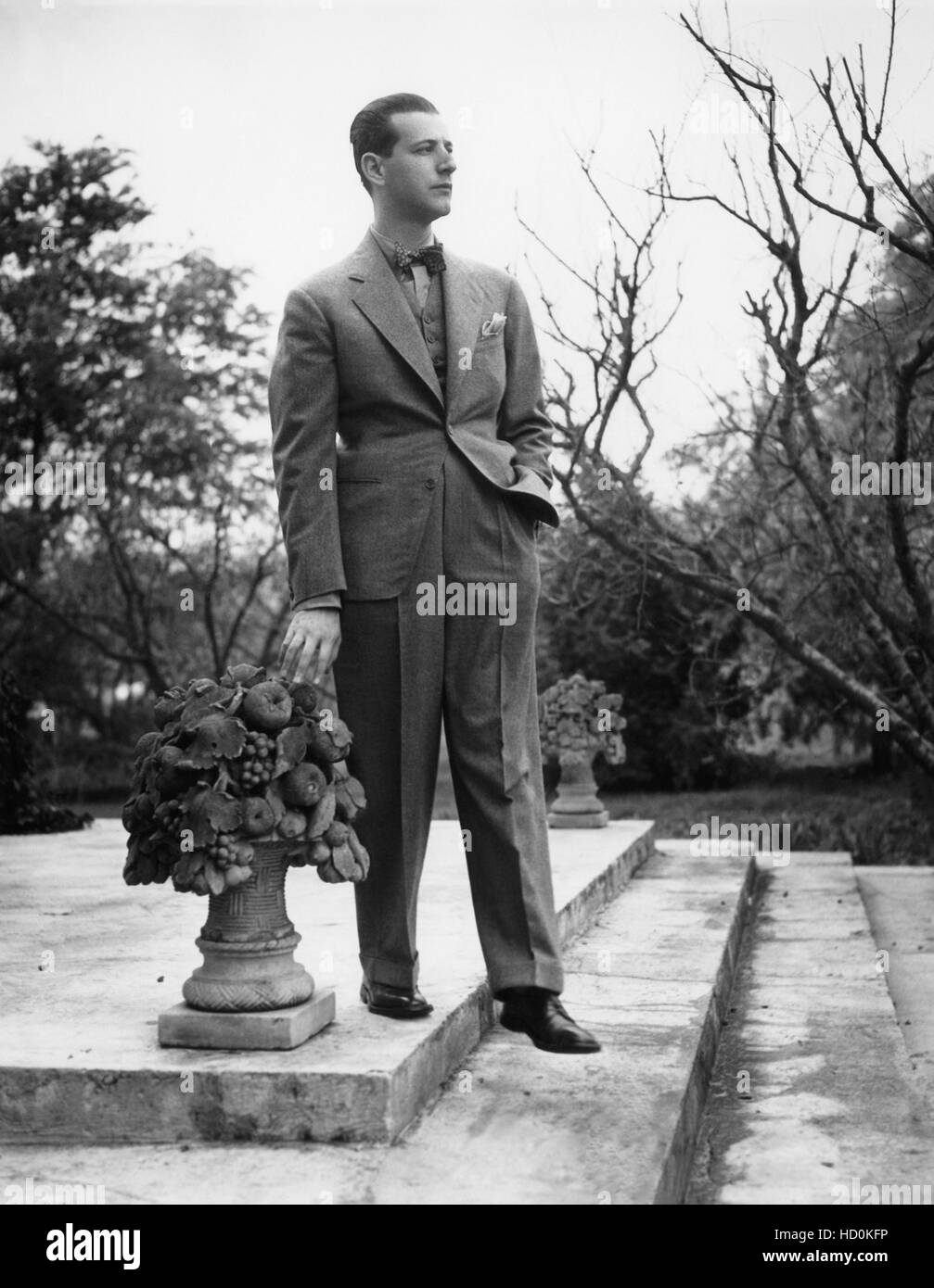 Adrian, (aka Gilbert Adrian), at home, 1936 Stock Photo - Alamy