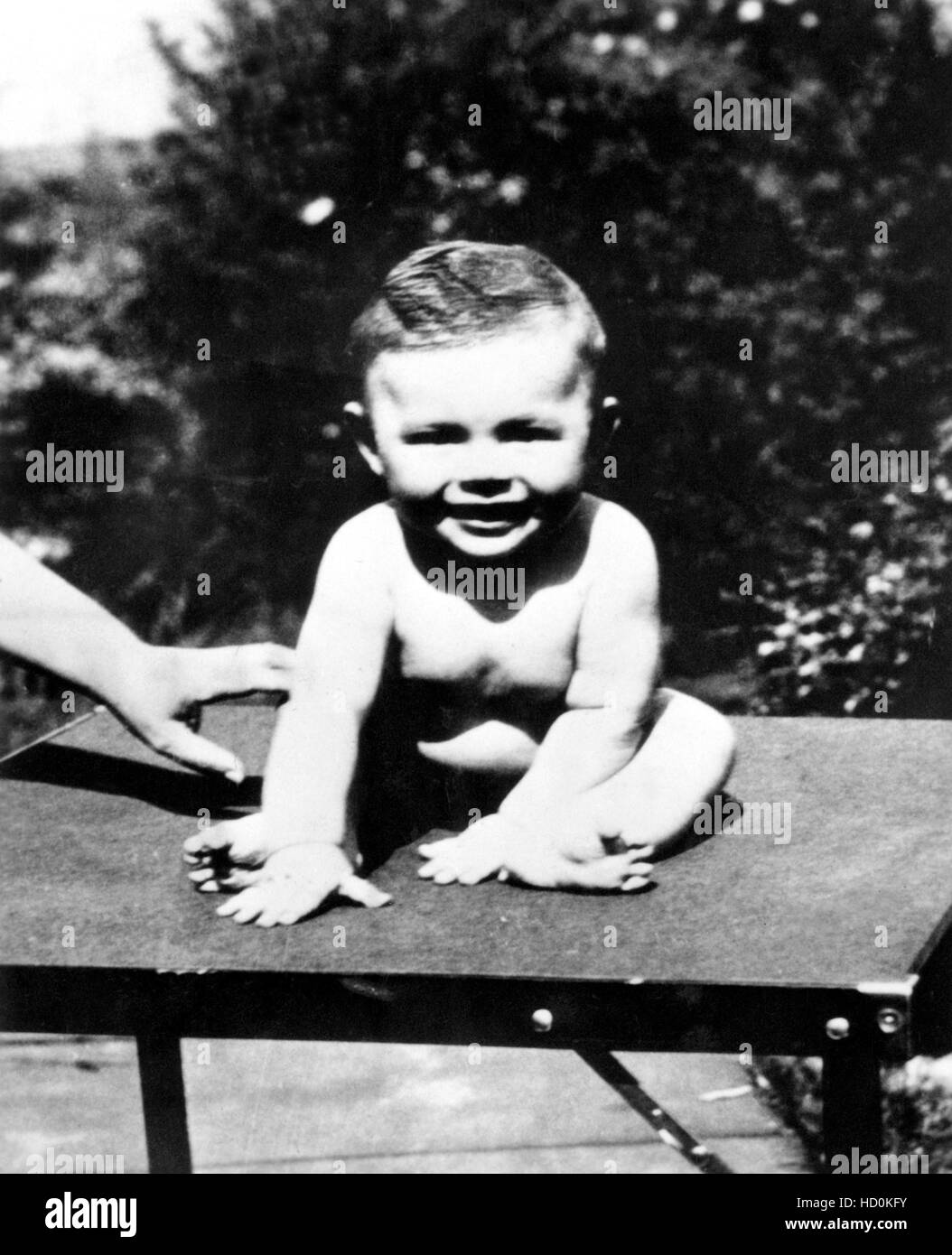 Adam West, baby picture, ca. 1929 Stock Photo - Alamy