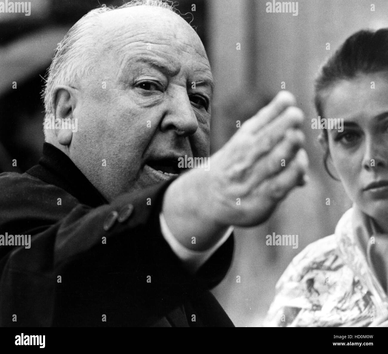 Alfred Hitchock, candid Stock Photo - Alamy
