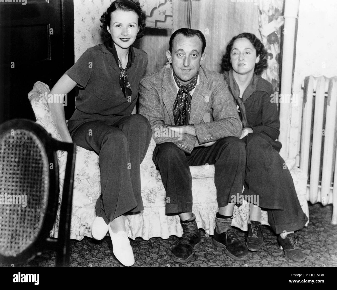 Allen Jenkins, center, with his wife, Mary Jenkins, left, and friend ...