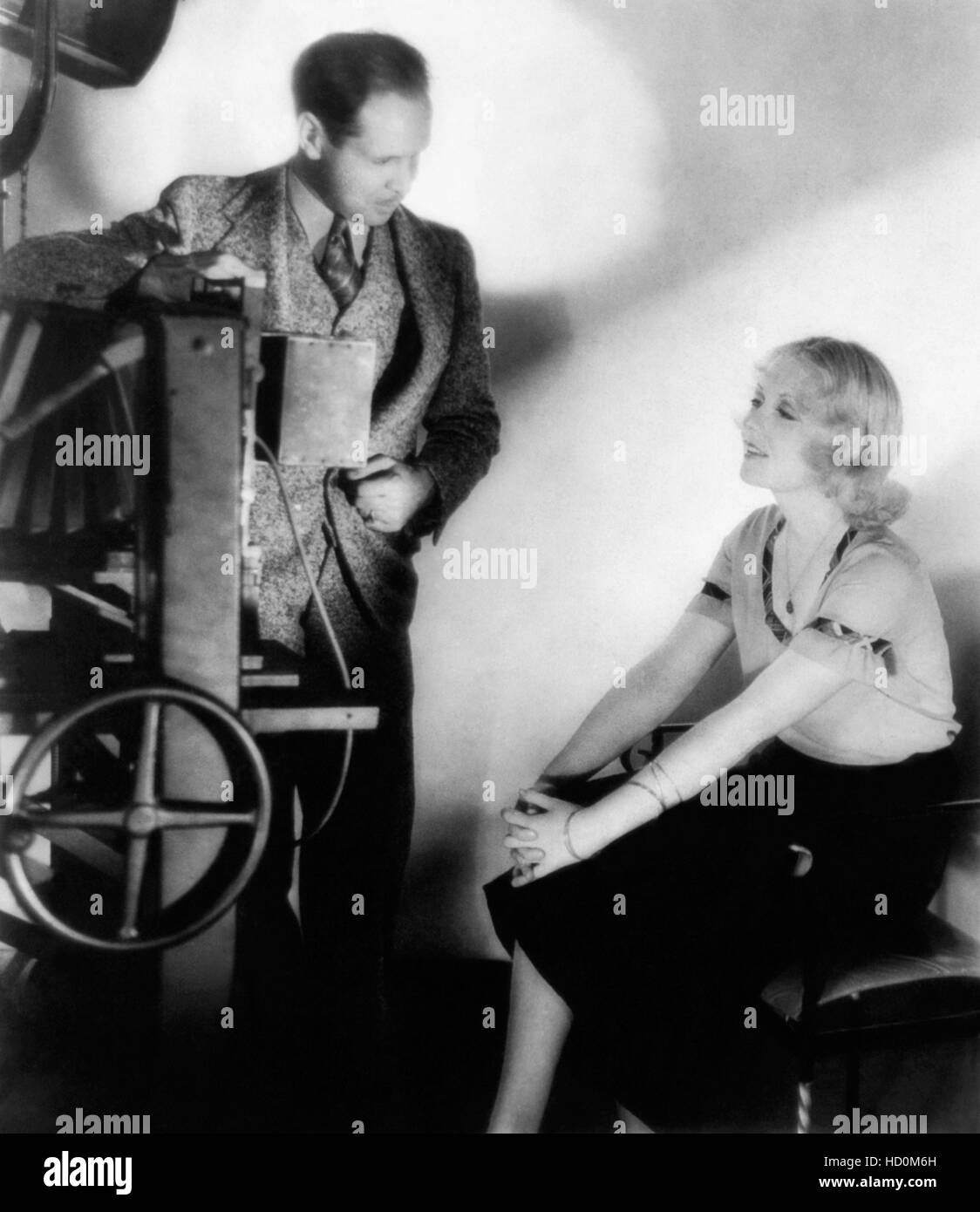 MGM stills photographer Clarence Sinclair Bull taking aportrait of ...