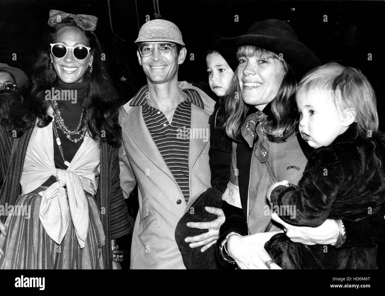 Marisa Berenson, Anthony Perkins, his son Elvis Perkins, his wife Berry ...