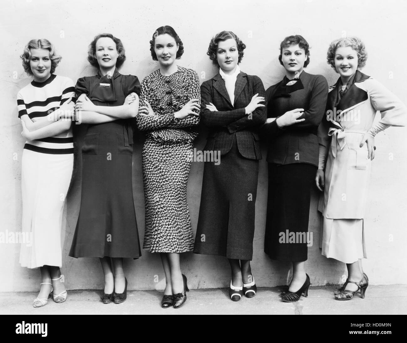 Paramount starlets from left: Gertrude Michael, Wendy Barrie, Gail ...