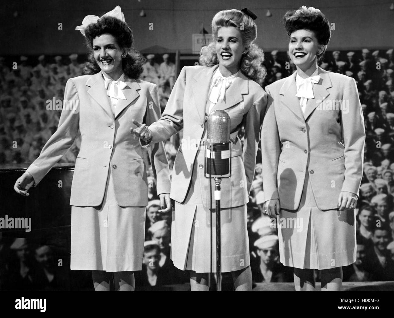 ANDREWS SISTERS, Laverne, Patty & Maxene, FOLLOW THE BOYS, 1944 Stock ...
