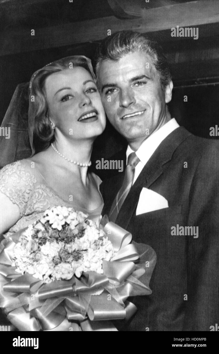 Wedding of Arlene Dahl and Fernando Lamas, Las Vegas, June 25, 1954 ...