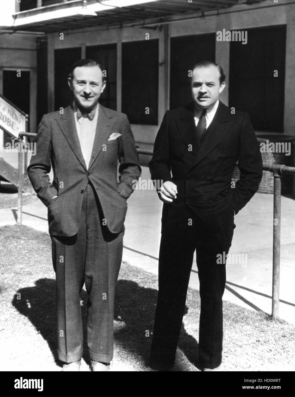 MGM composers Arthur Freed and Nacio Herb Brown on the Metro lot, ca ...