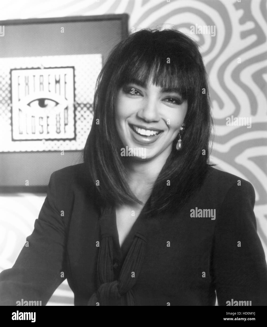 Arthel Neville, publicity for EXTREME CLOSE-UP (1992), © E! Network ...