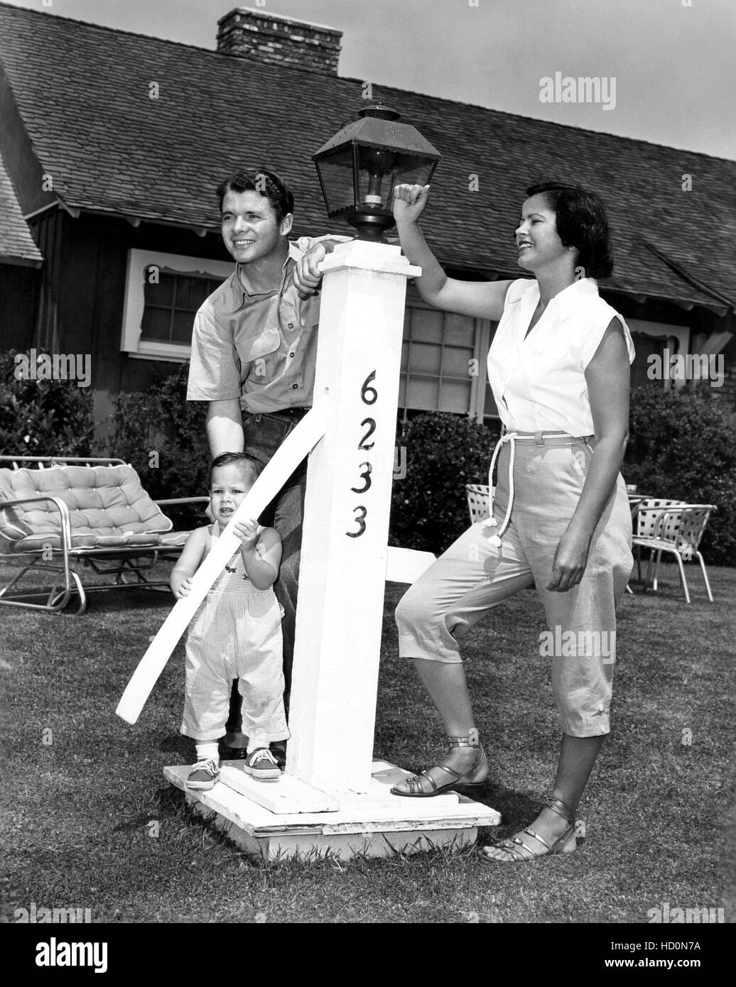 From left: sixteen-month-old Terry Michael Murphy, Audie Murphy, Pamela ...