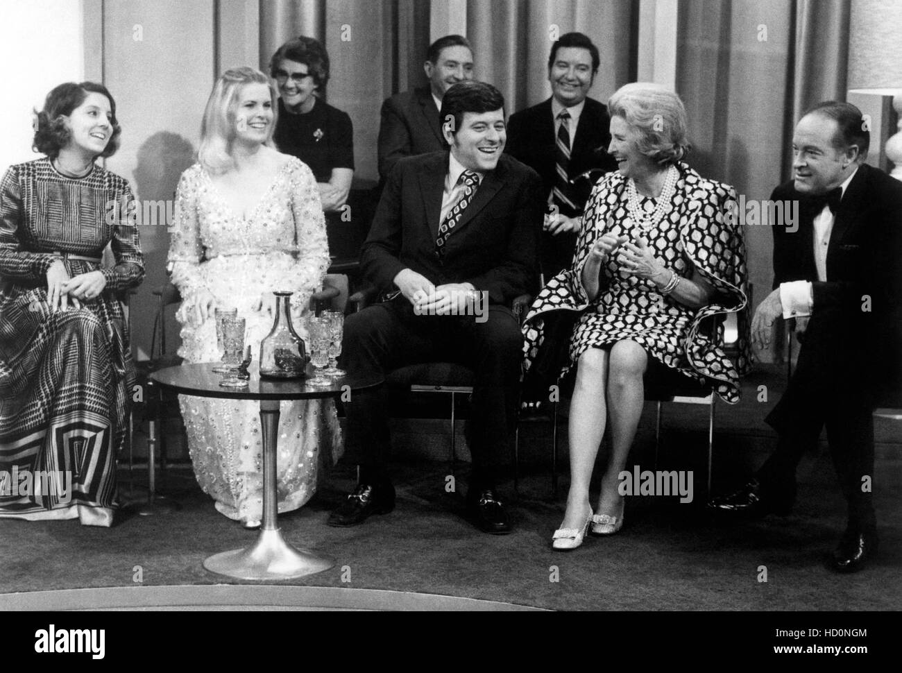 Nora Hope, Linda Hope, Tony Hope, Dolores Hope, Bob Hope during an ...