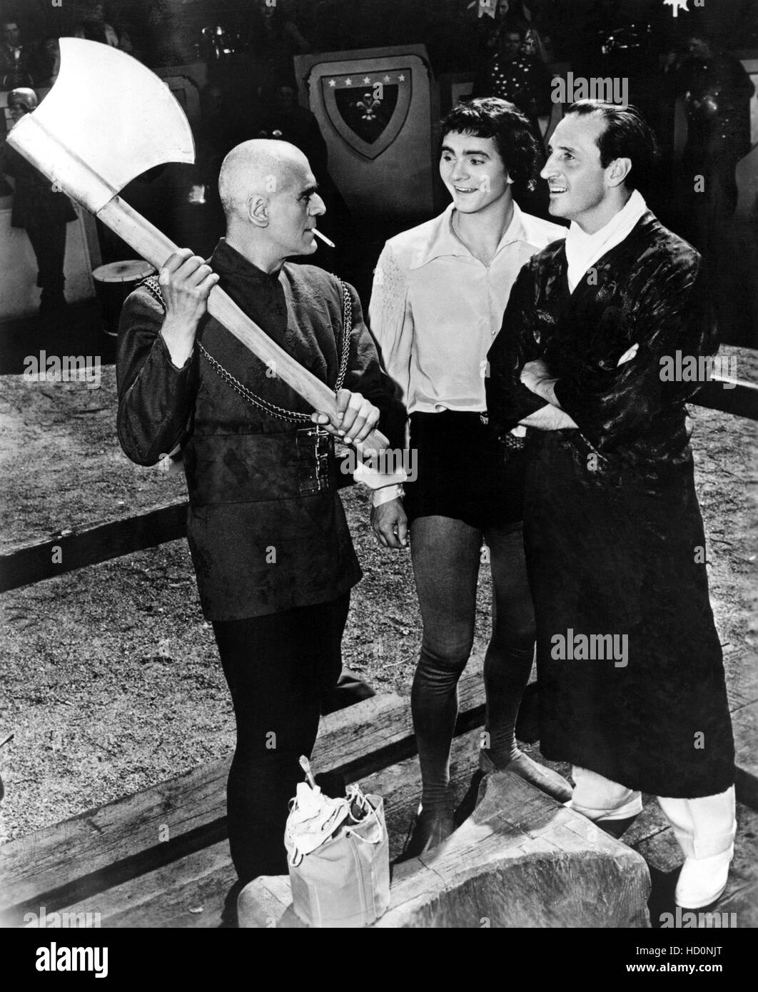 BORIS KARLOFF assumes a villainous stance for JOHN RODION and his ...