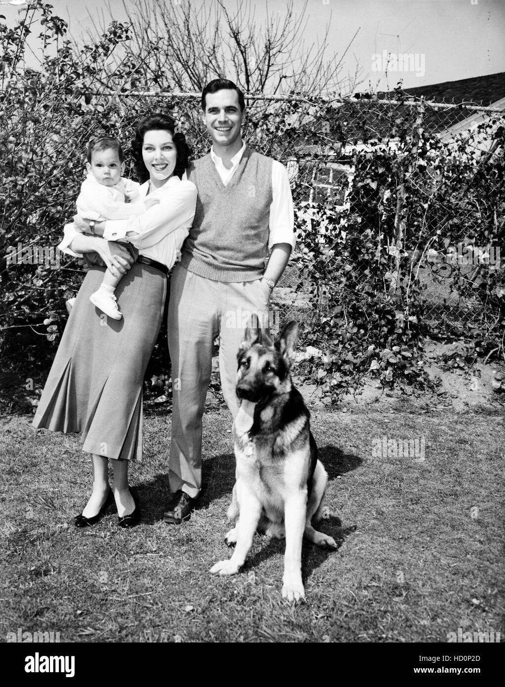 Bradford Dillman, right, and his first wife, Frieda Dillman, with one ...