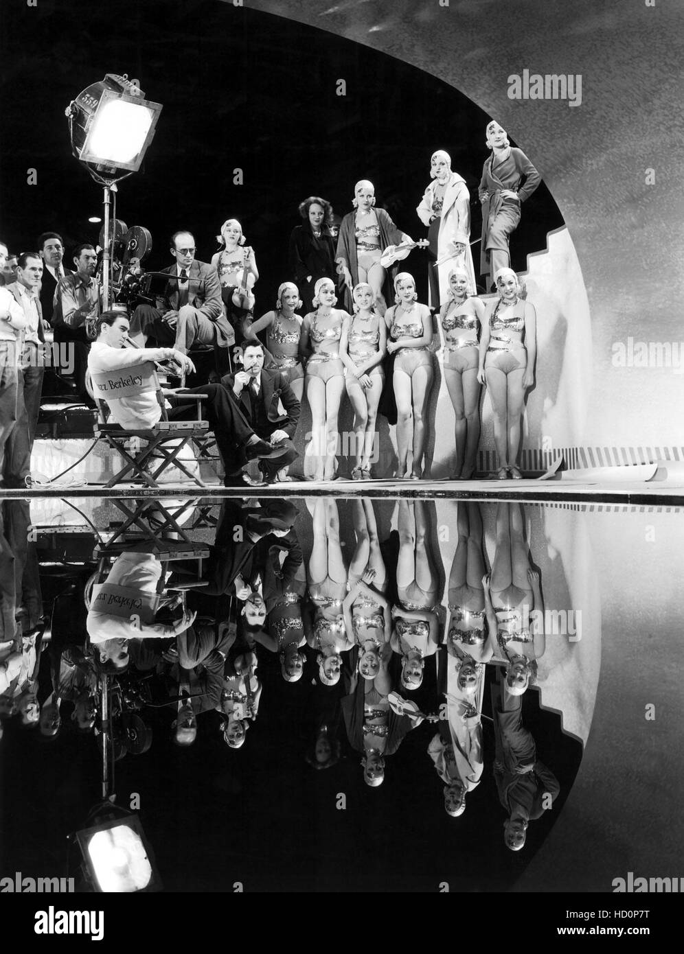 GOLDDIGGERS OF 1933, Director Busby Berkeley on the set, 1933 Stock ...