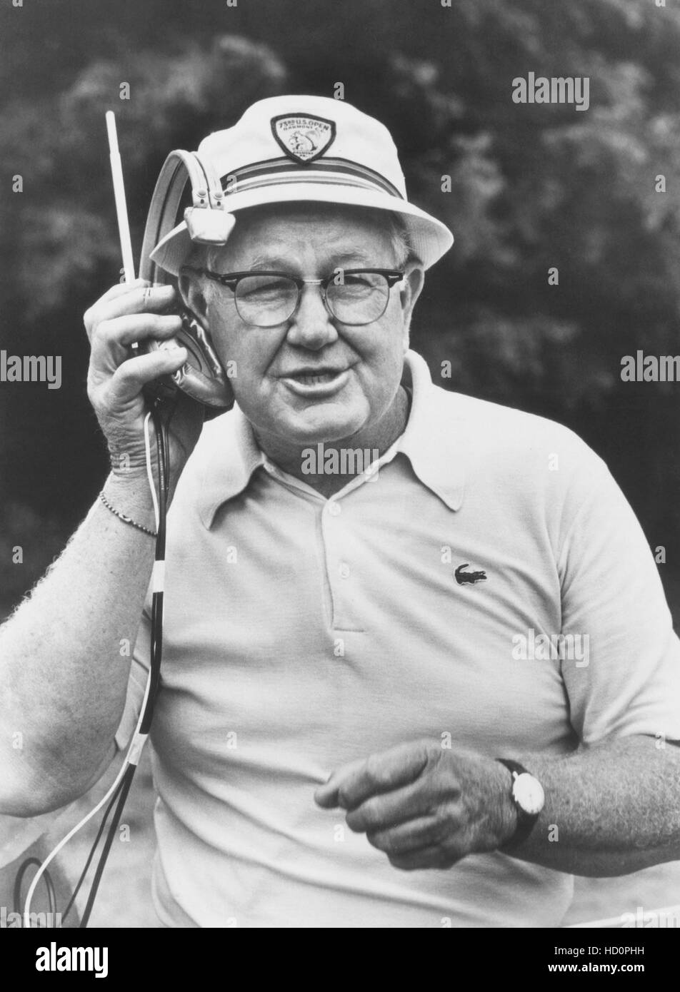 Byron Nelson, golf professional and television commentator, ca. 1974 ...