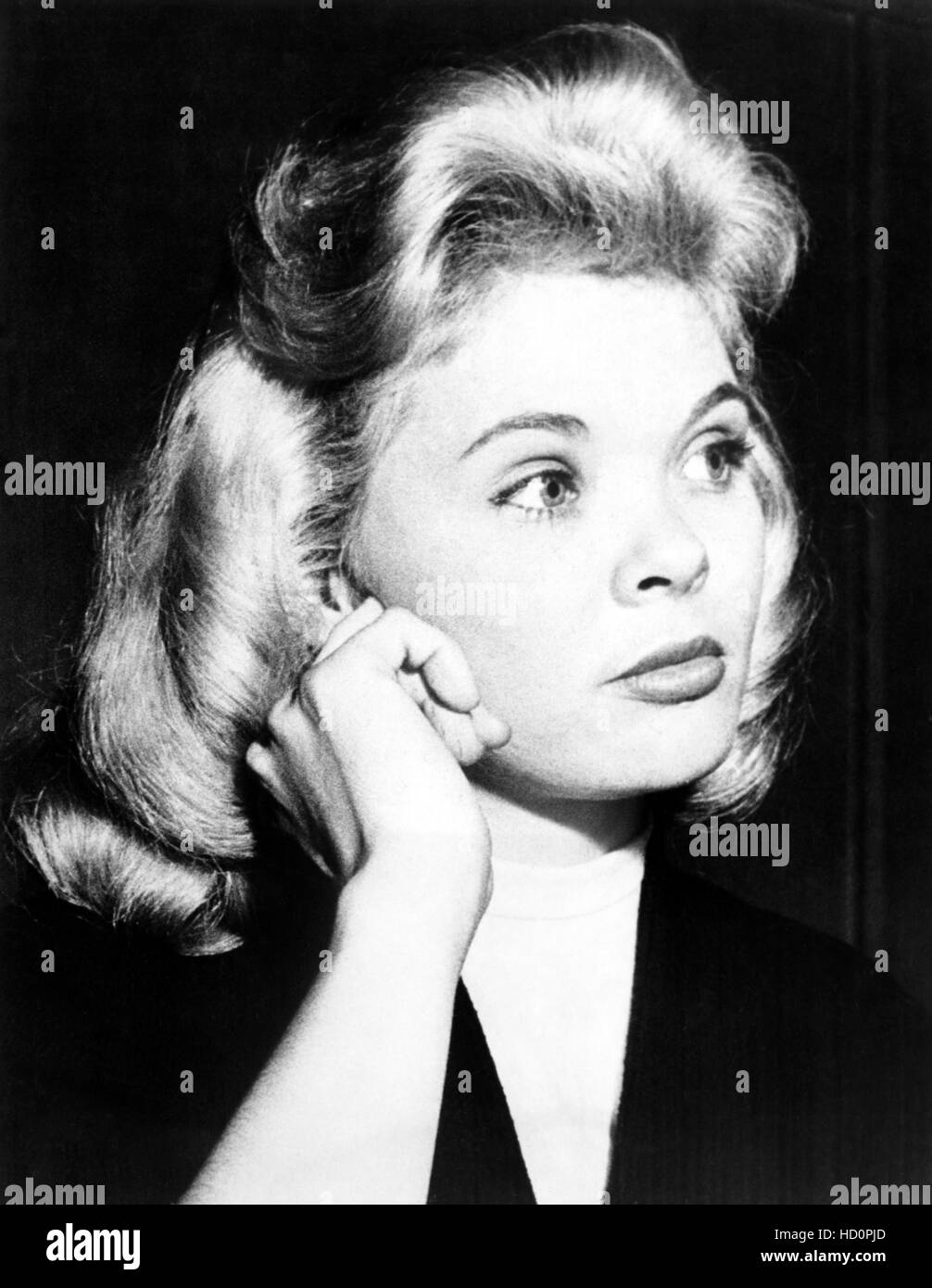 Candy Barr, aka Juanita Philips, listens during jury selection for her ...