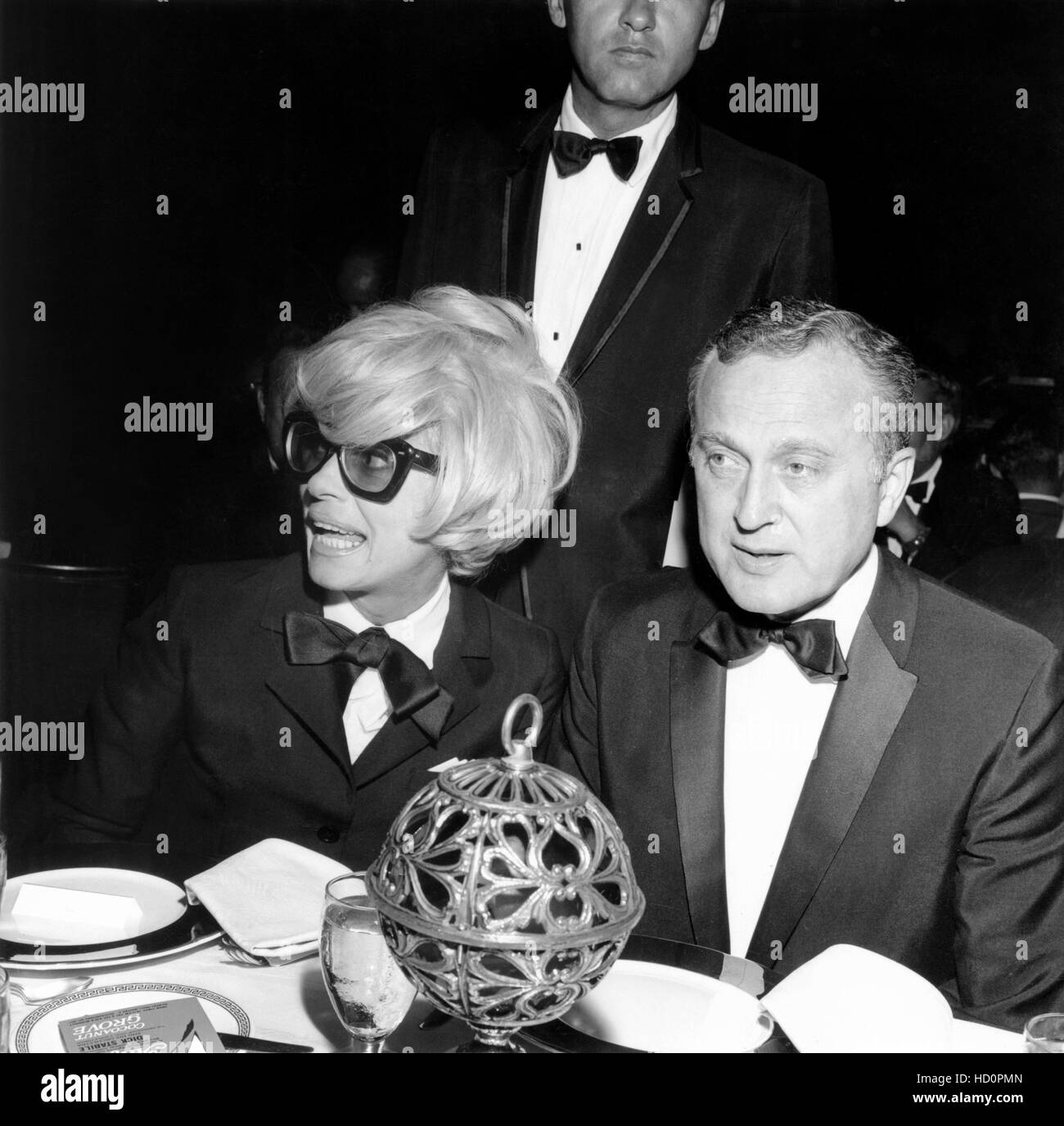 Carol Channing, left, with her third husband, producer Charles Lowe, ca ...