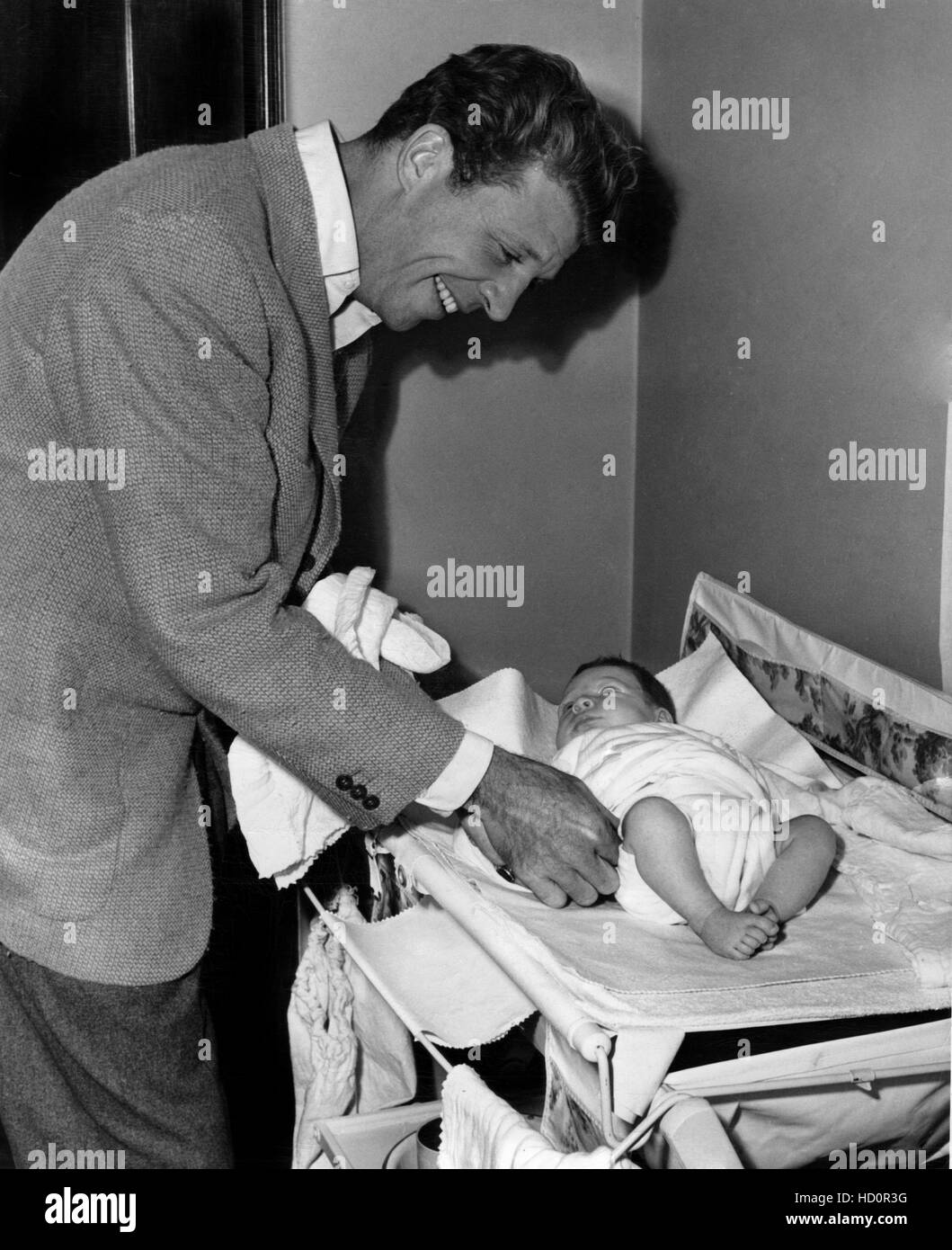 From left: Dan Dailey, Dan Dailey, Jr., 1948 Stock Photo - Alamy