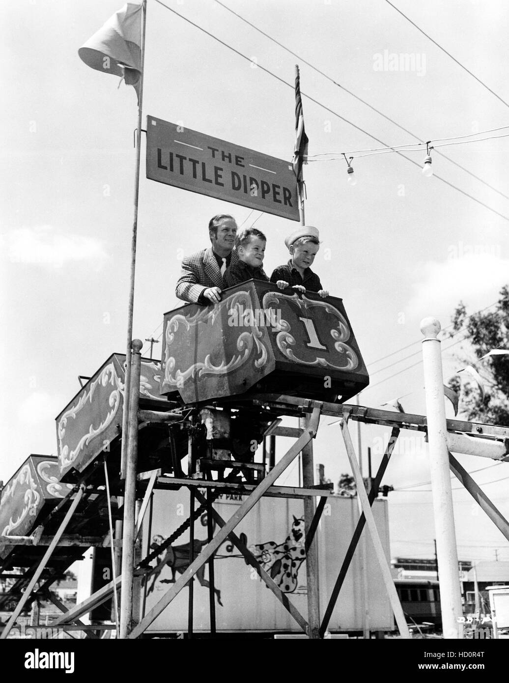 Deom left: Dan Duryea with sons Richard Duryea and Peter Duryea riding ...