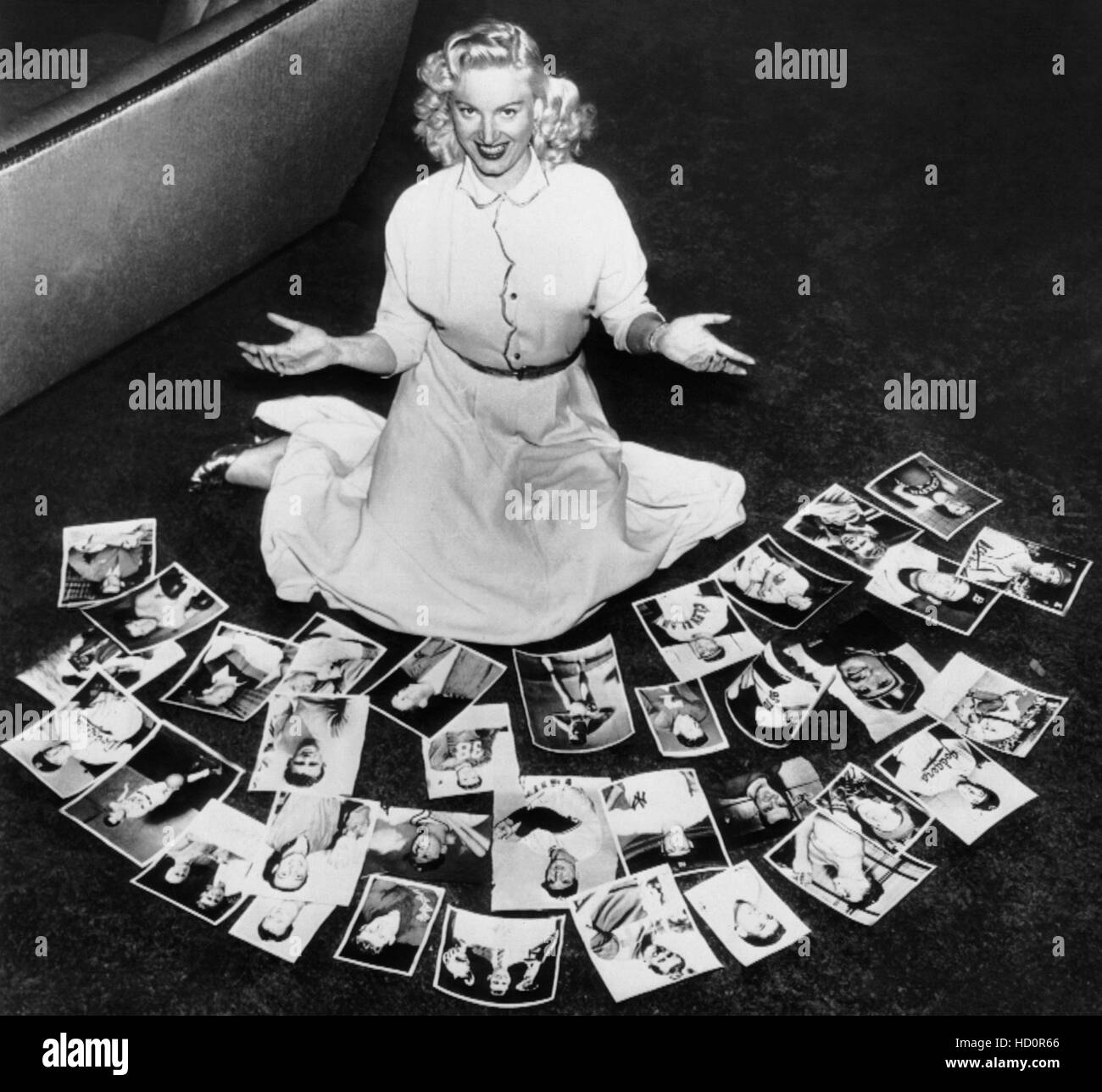 Dagmar, (aka Jeanne Lewis) choosing 'the handsomest man in sports ...