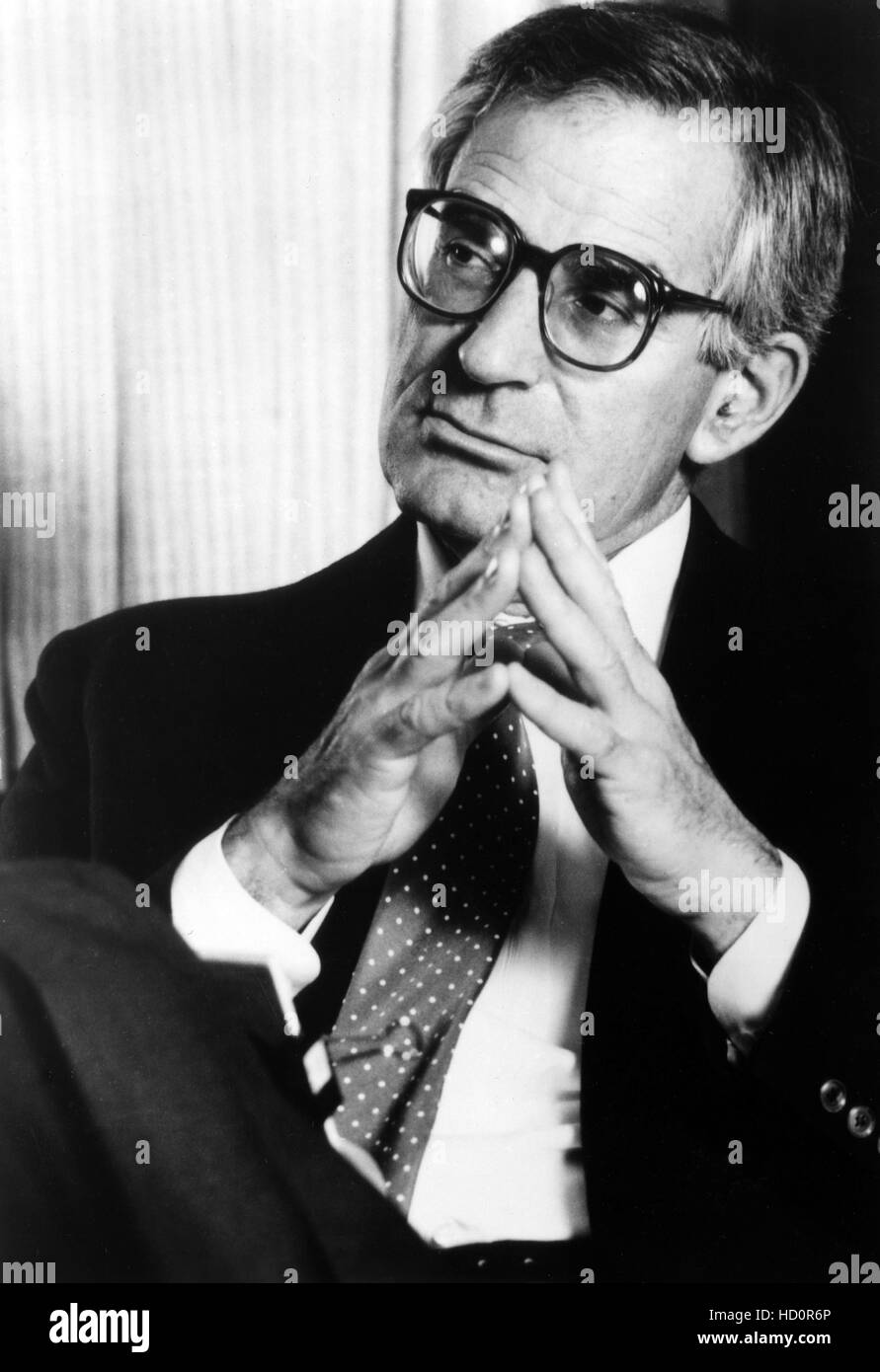 David Halberstam, author and journalist, 1980s Stock Photo - Alamy