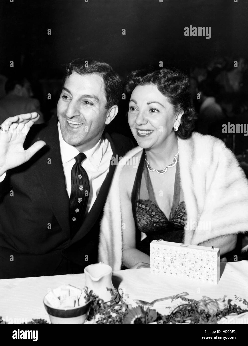 Danny Thomas, left, and his wife, Rose Thomas, at the Cocoanut Grove ...