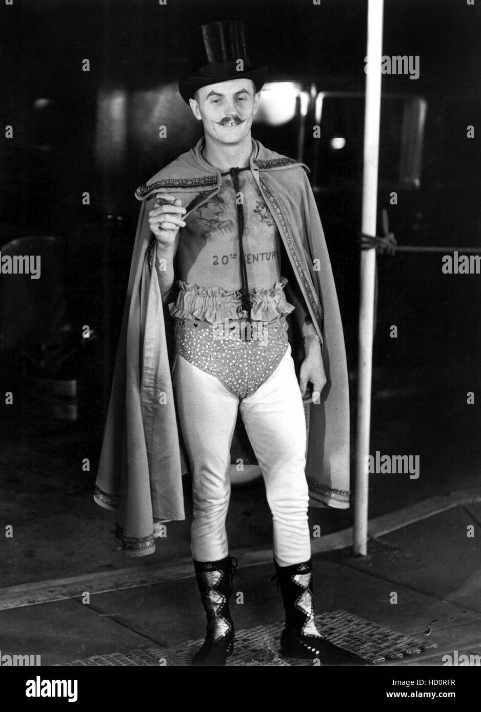 Producer- mogul DARRYL F. ZANUCK at a Gay 90s masquerade celebrating ...