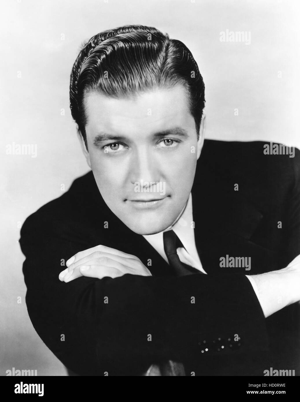 Dennis Morgan, Warner Bros. portrait, late 1930s Stock Photo - Alamy