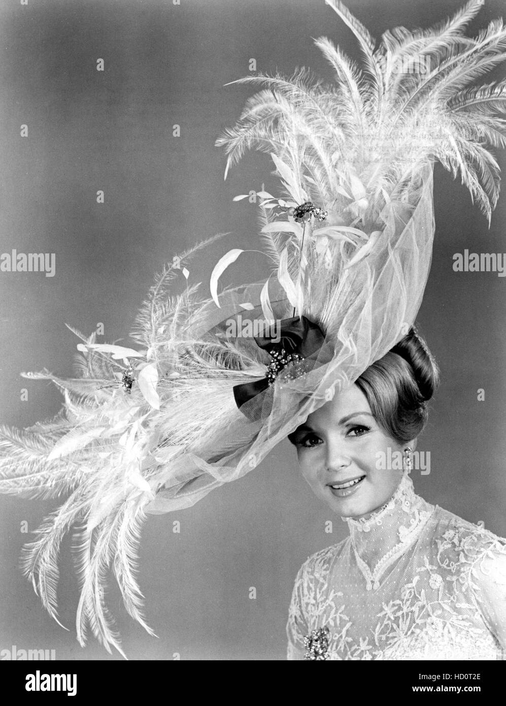 Debbie Reynolds in Morton Haack hat designed for UNSINKABLE MOLLY BROWN ...