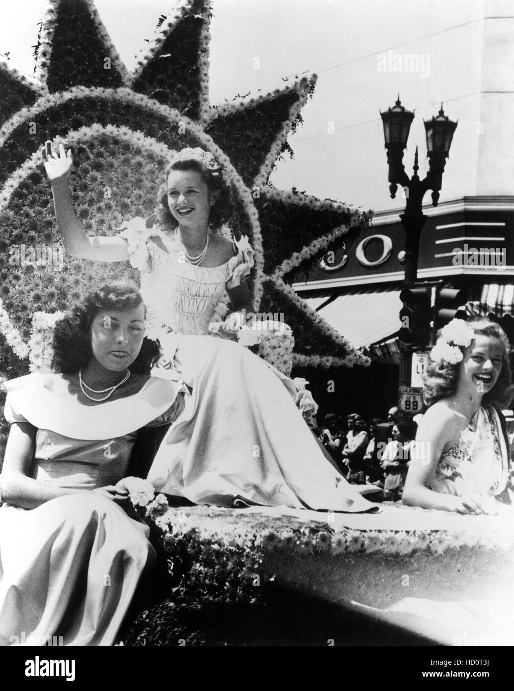 Debbie Reynolds as winner of Miss Burbank Contest, 1948 Stock Photo - Alamy