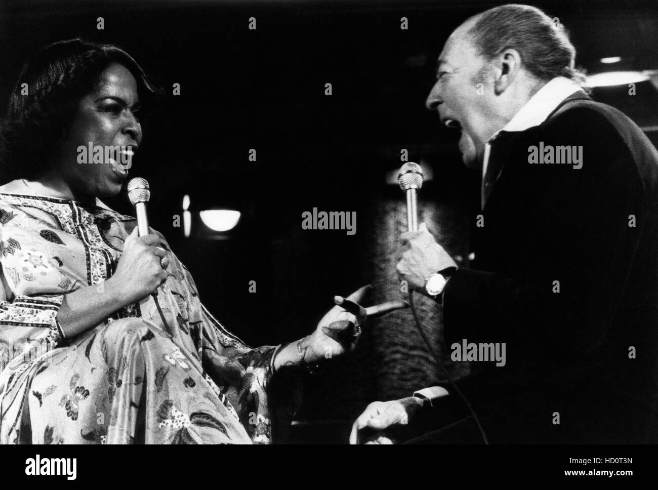 Della Reese, Woody Herman, in concert, 1977 Stock Photo - Alamy