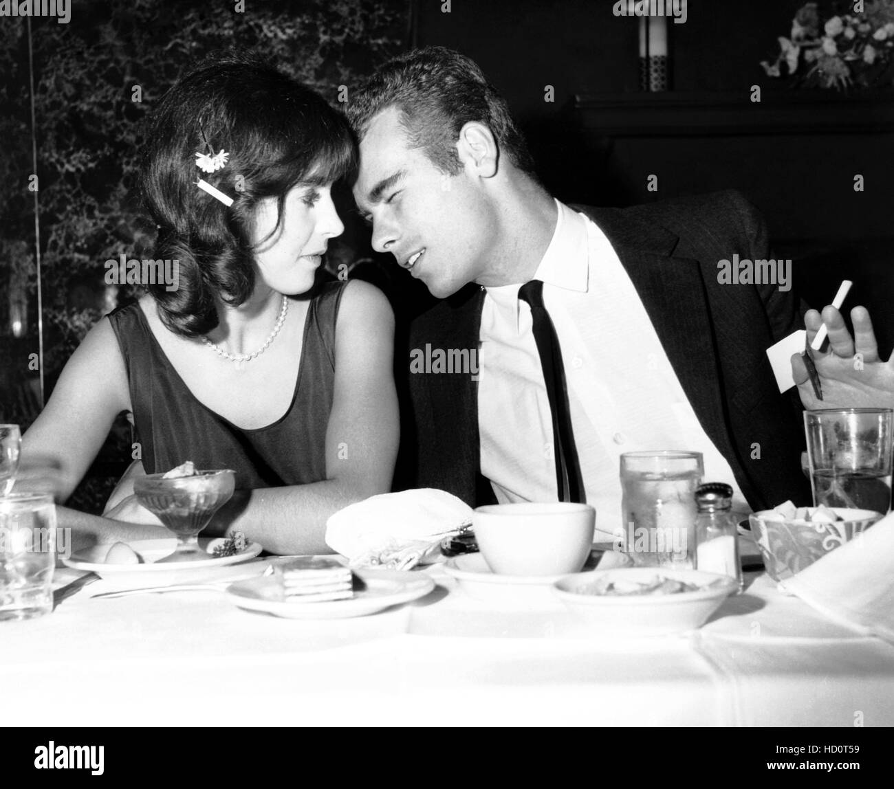 Dean Stockwell, right, and his first wife, actress Millie Perkins, at ...