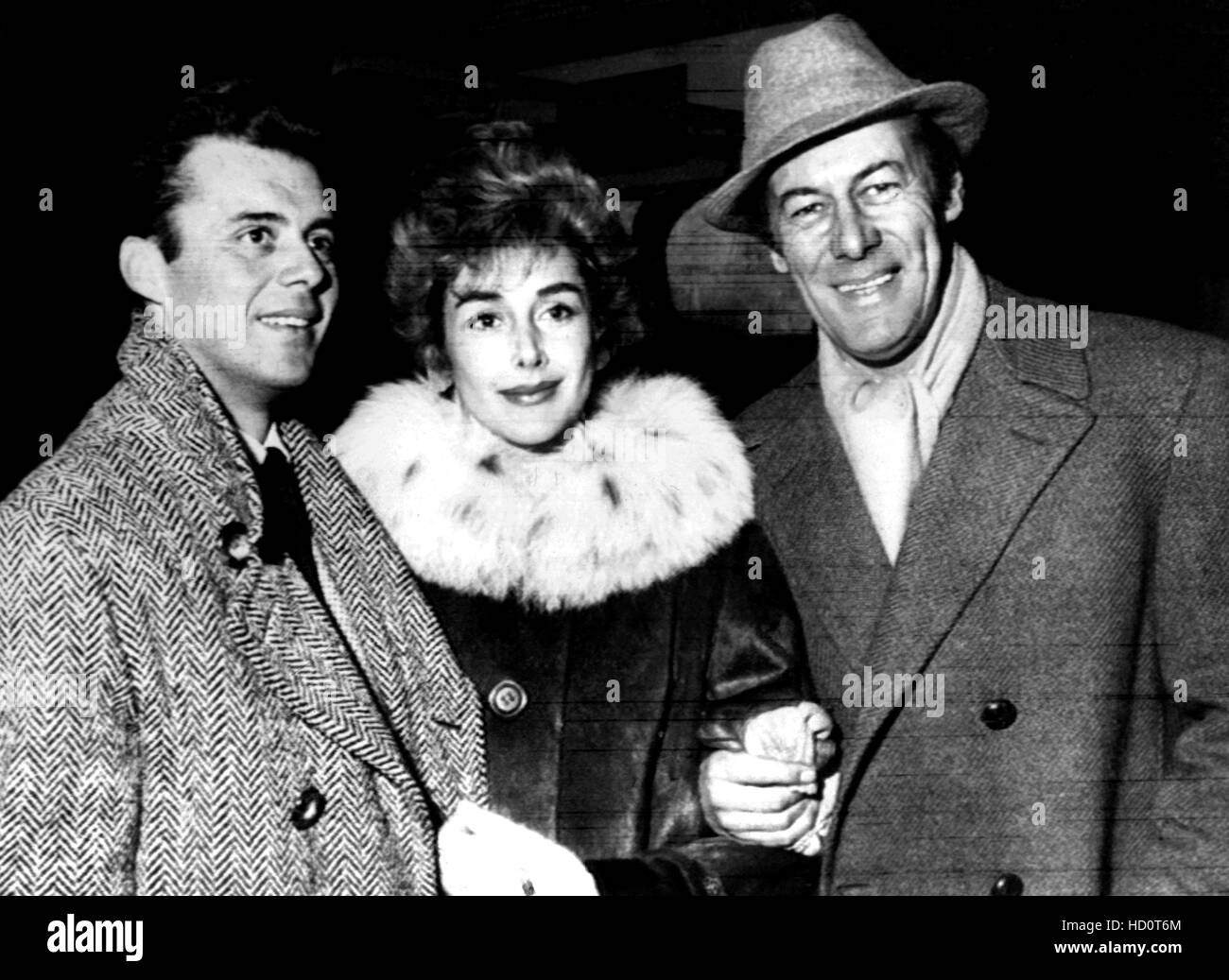 Kay Kendall, center, with best friend Dirk Bogarde, left, and husband ...
