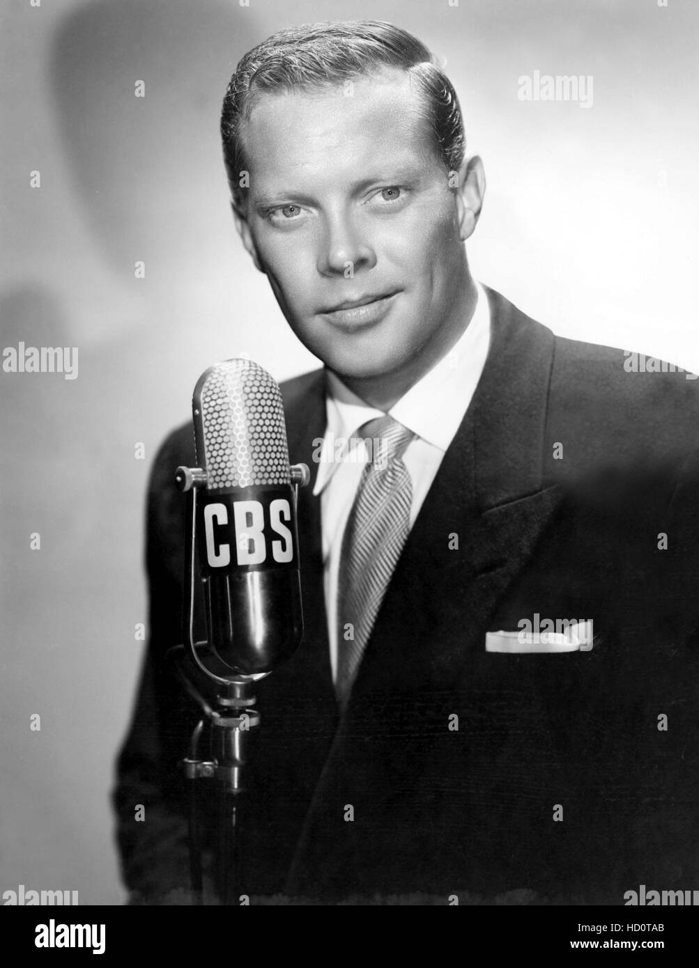 DICK HAYMES, in a portrait for C.B.S. Radio show "Carnation Contented ...