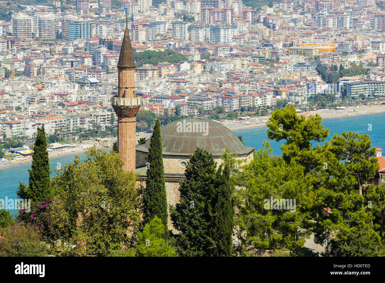 Alanya city view, Turkey Stock Photo - Alamy