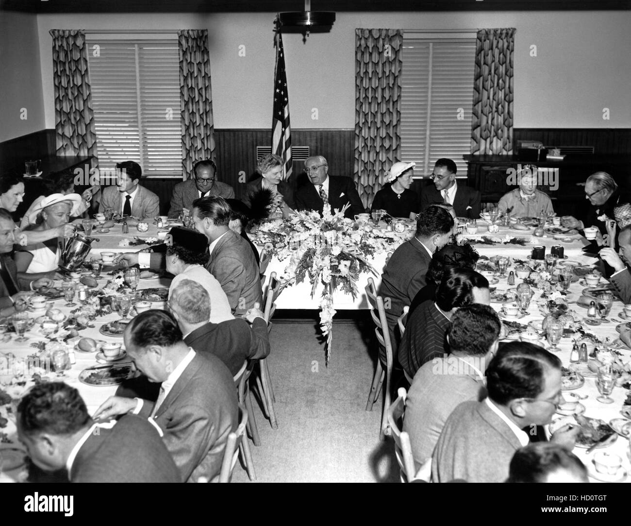 John Barrymore Jr., Eddie Mannix, Ethel Barrymore, Louis B. Mayer, Mrs ...
