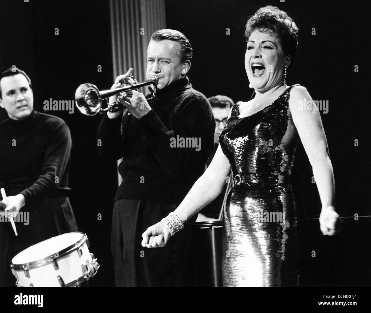 Ethel Merman (right) performing, 1960s Stock Photo - Alamy