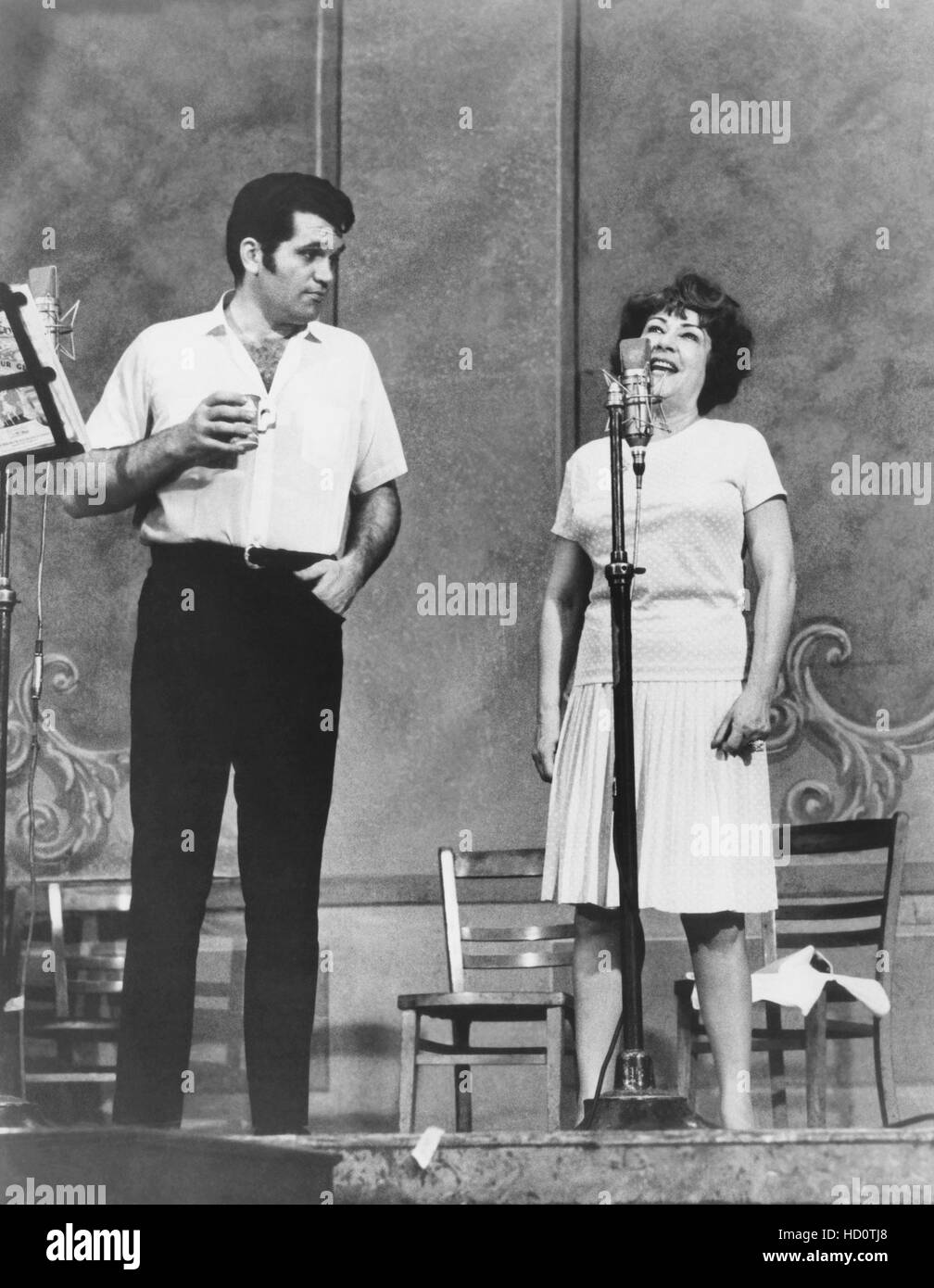 From left: Bruce Yarnell, Ethel Merman recording the Lincoln Center ...