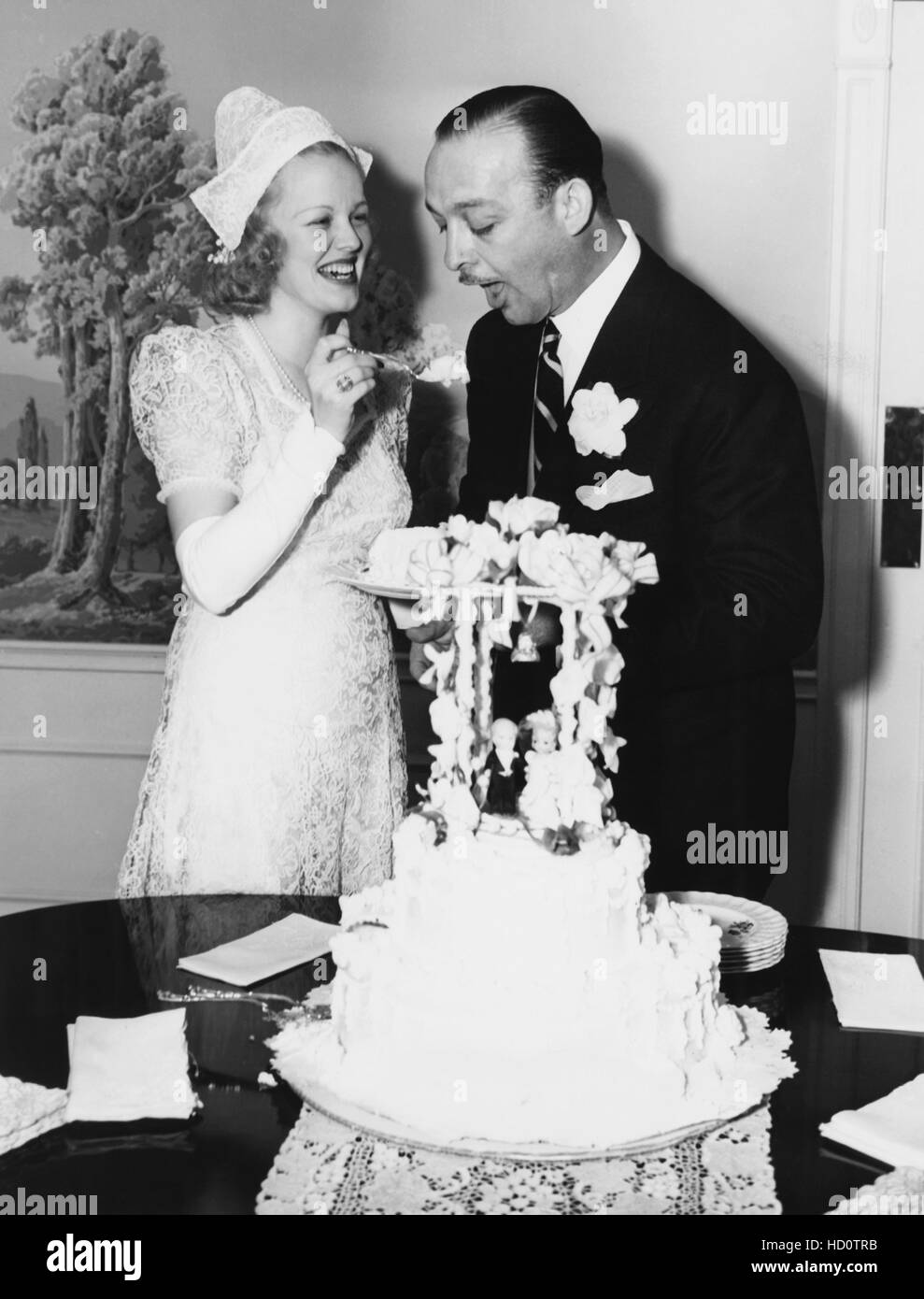 The Bel Air wedding of manager and screenwriter Everett Crosby, right ...