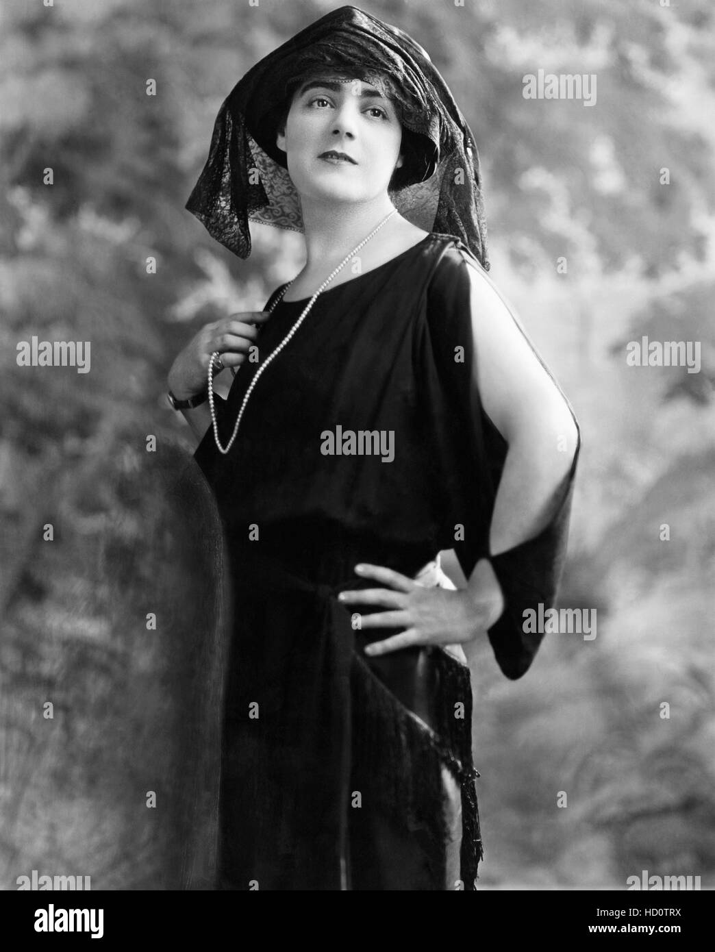 Singer Eva Gauthier, ca. 1923 Stock Photo - Alamy