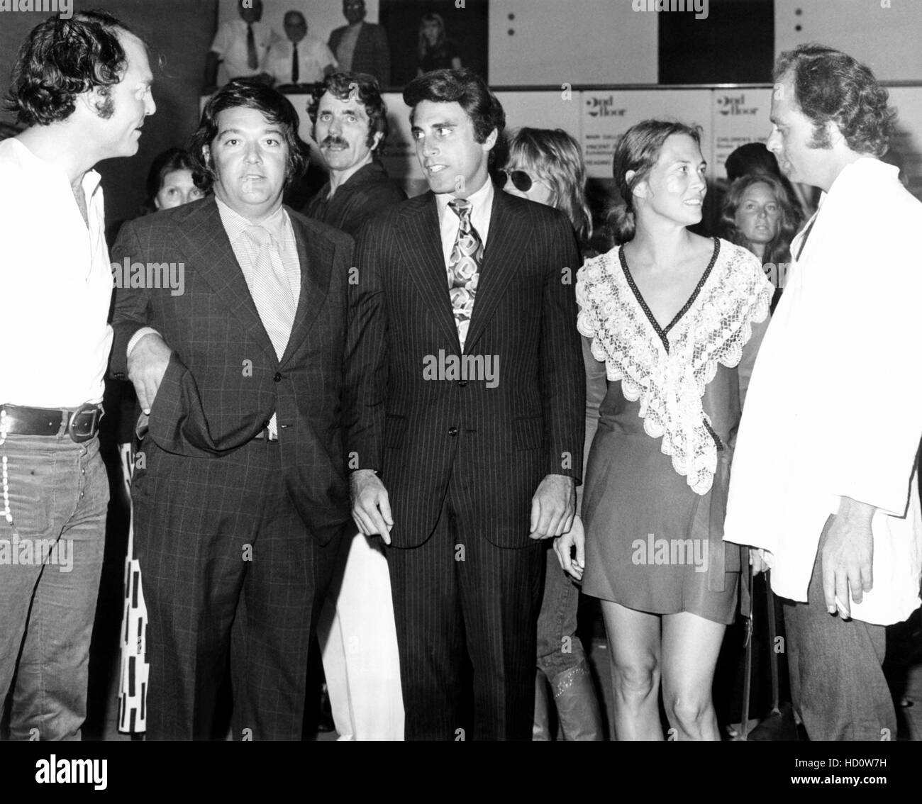 DOC, from left: Stacy Keach, director Frank Perry, New York City ...